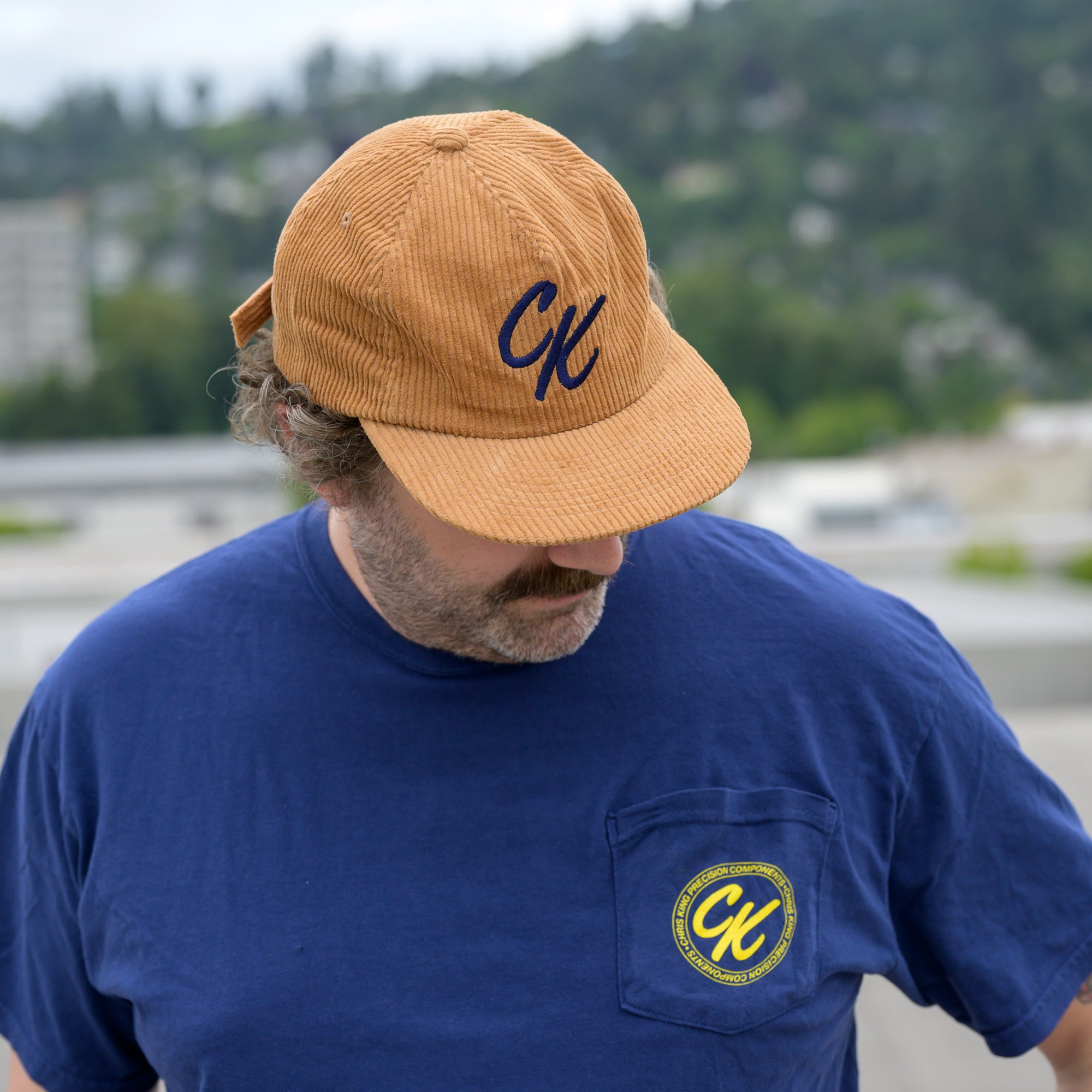Ck Script Corduroy Cap Chris King Precision Components